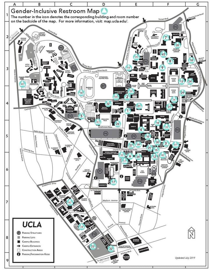 Updating UCLA's all-gender restroom map
